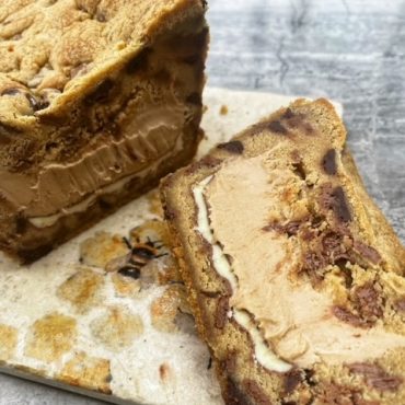 Kinder Filled Cookie Loaf - Sarah J Thomas